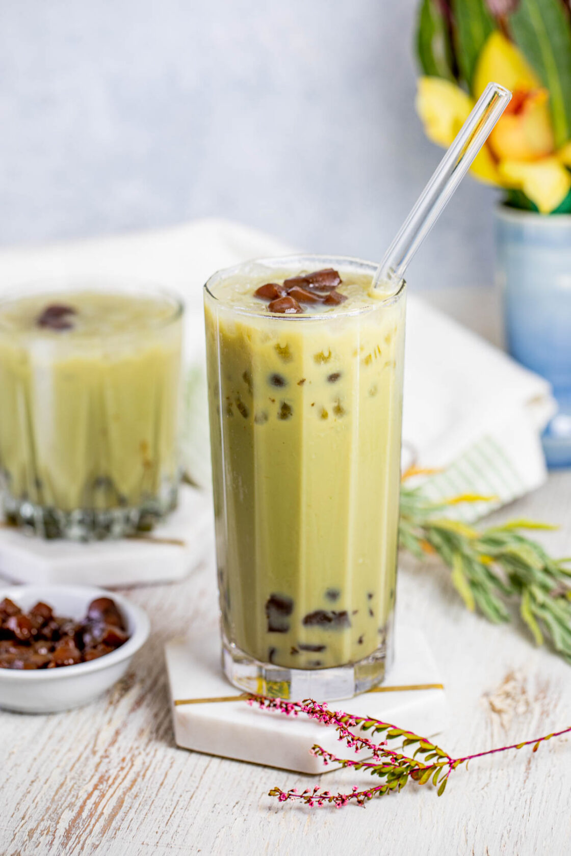 Matcha Green Bubble Tea - Mixop