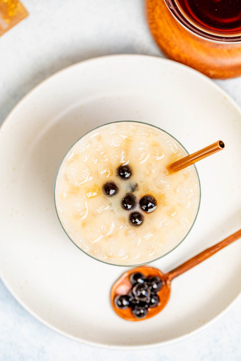 Lychee Boba Tea - Mixop