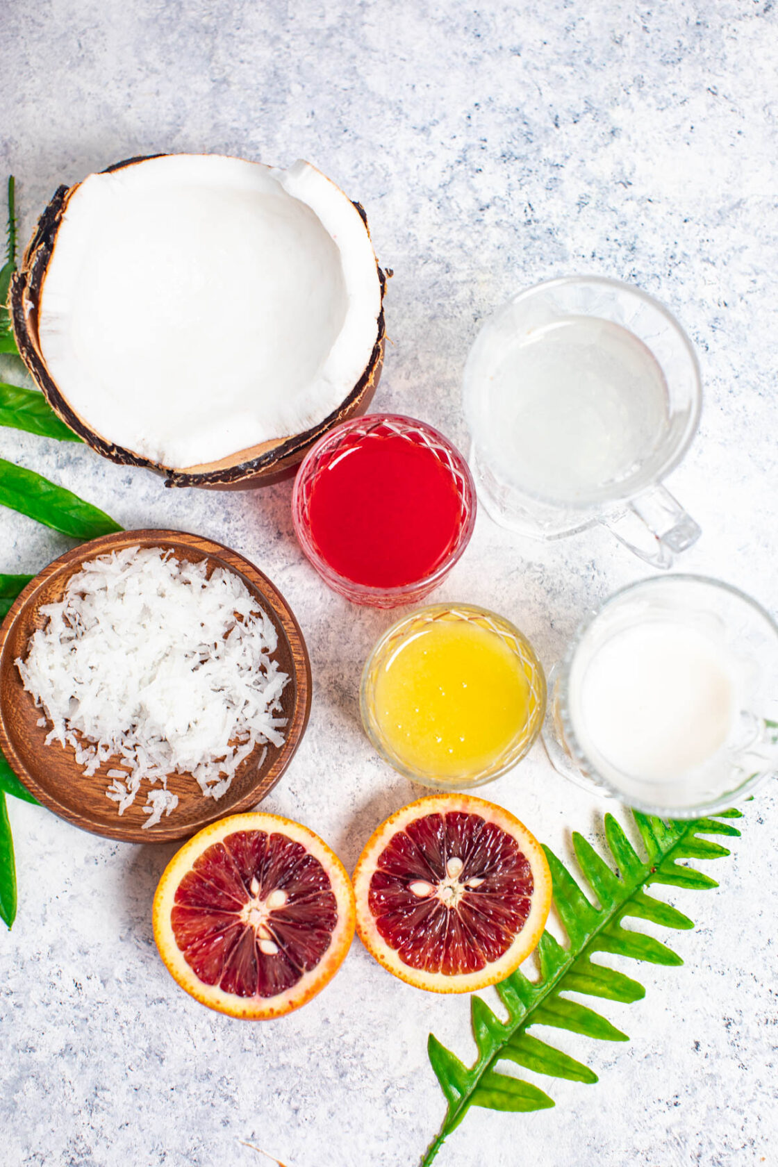 Coconut Blood Orange Cocktail - Mixop