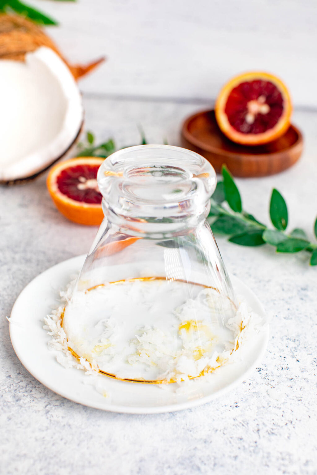 Coconut Blood Orange Cocktail - Mixop