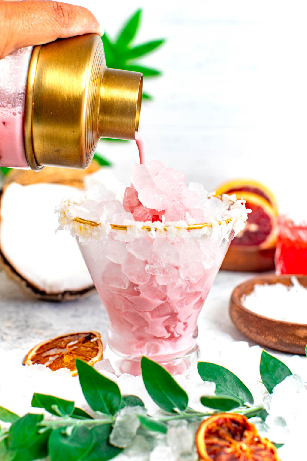Coconut Blood Orange Cocktail - Mixop