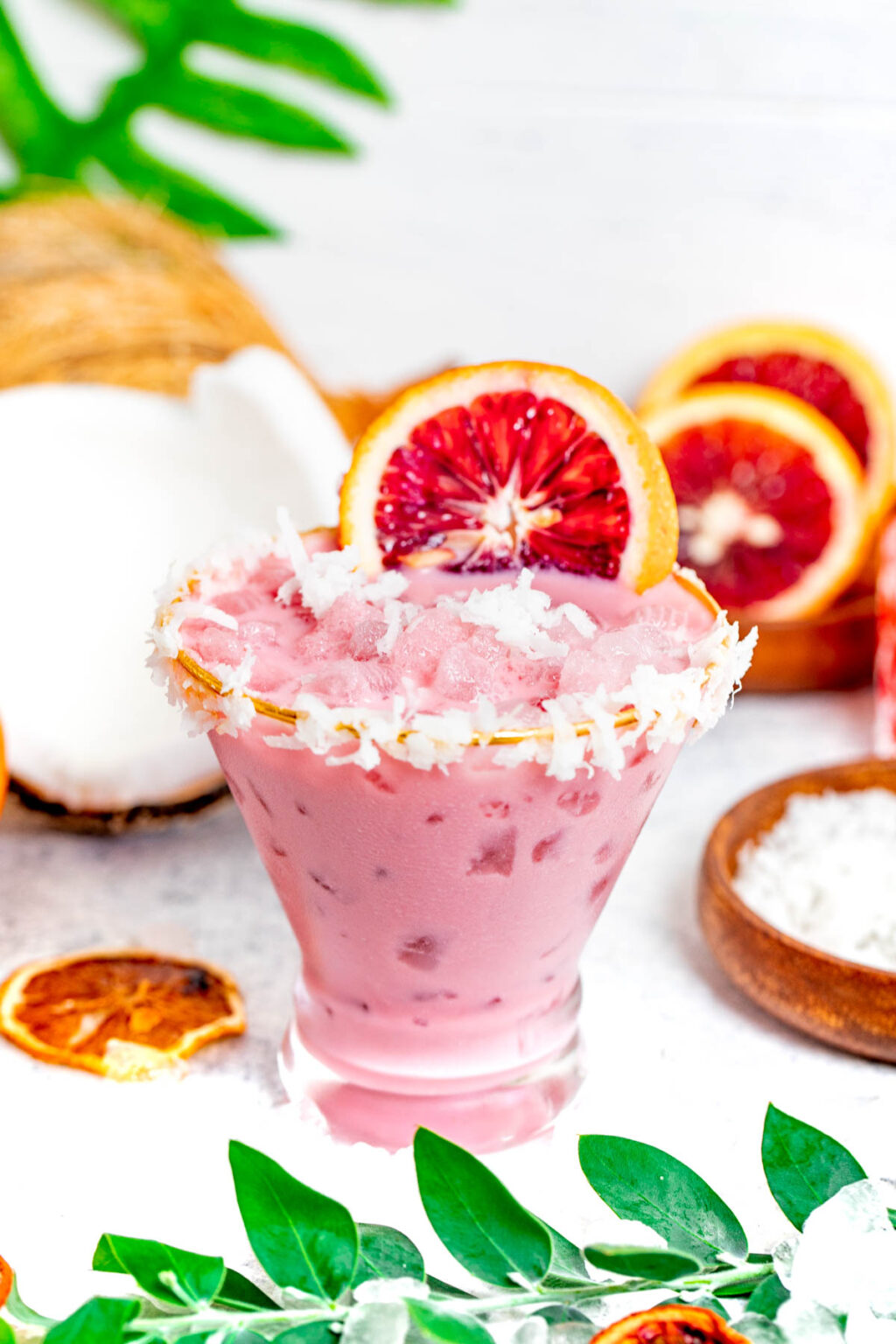 Coconut Blood Orange Cocktail - Mixop