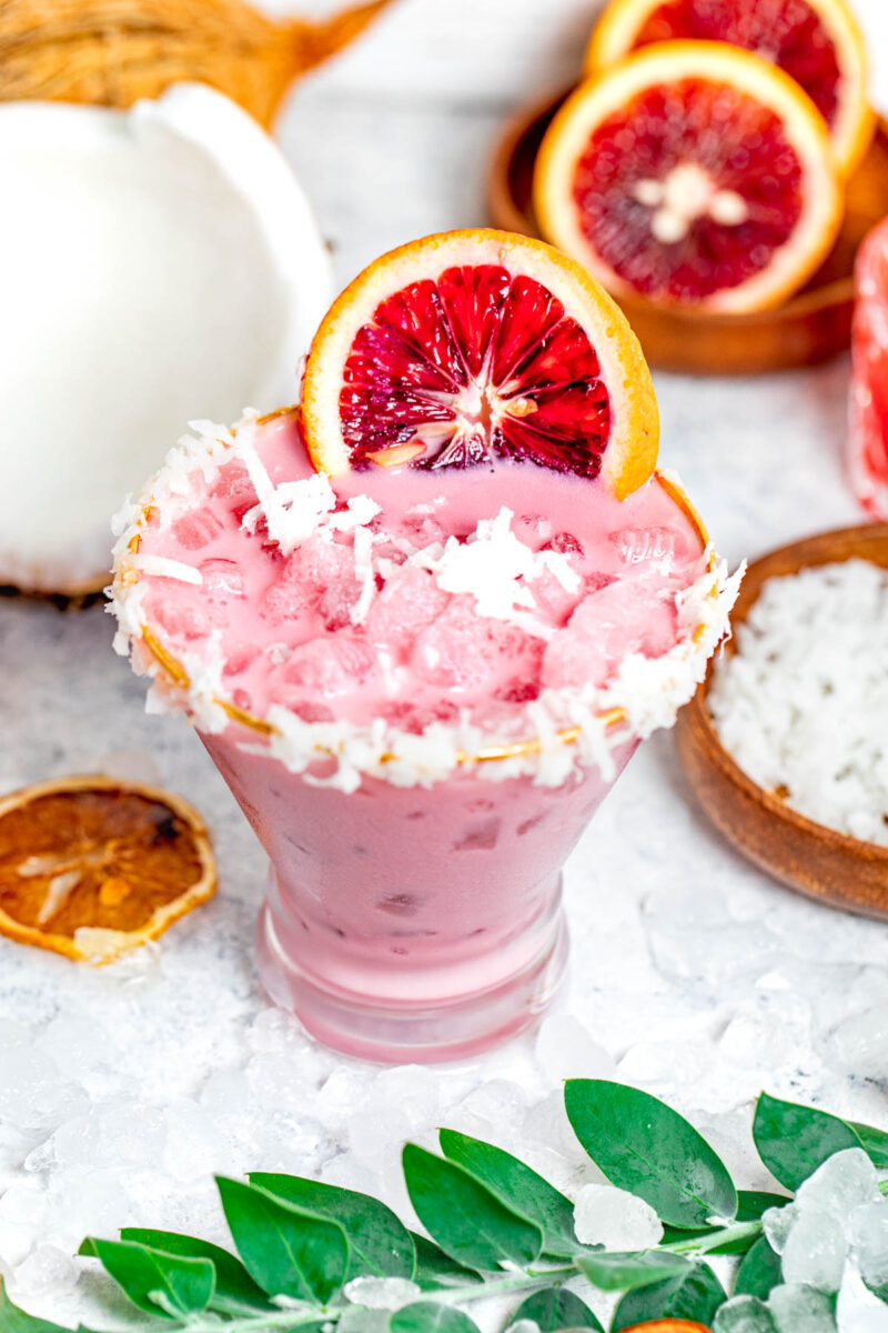 Coconut Blood Orange Cocktail - Mixop