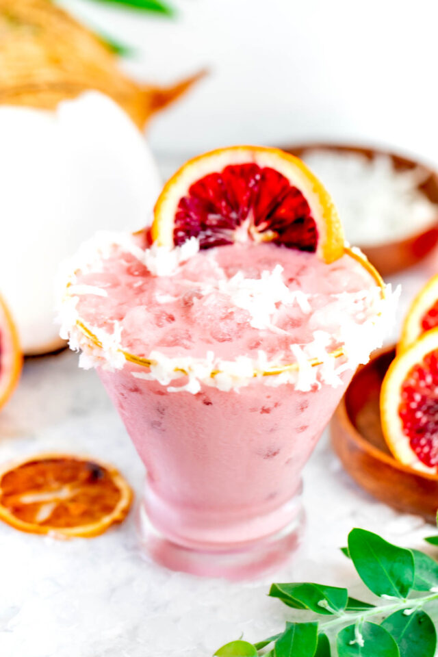 Coconut Blood Orange Cocktail - Mixop