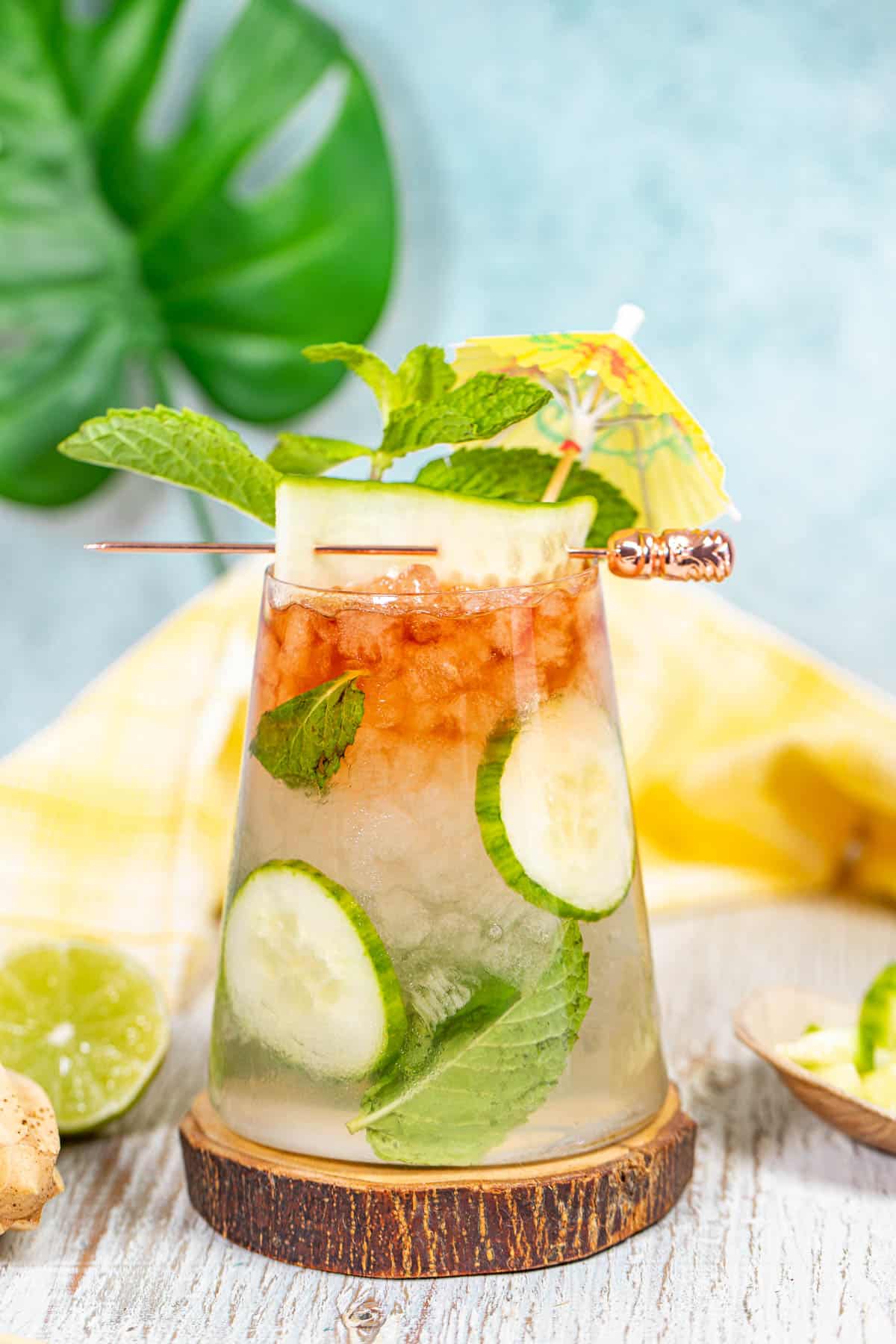 Tiki Cucumber Mint Mocktail - Mixop