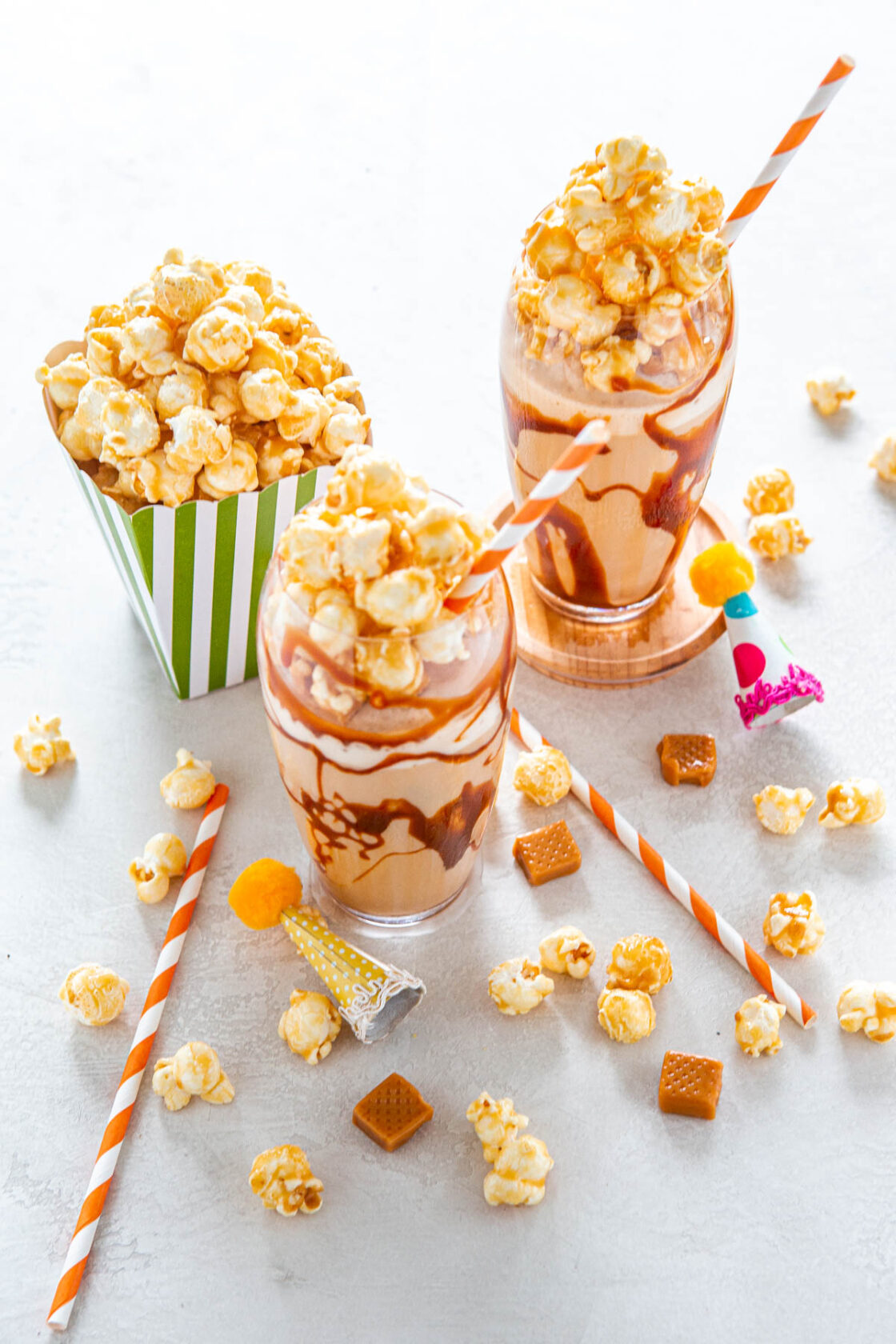 Caramel Popcorn Coffee Drink - Mixop