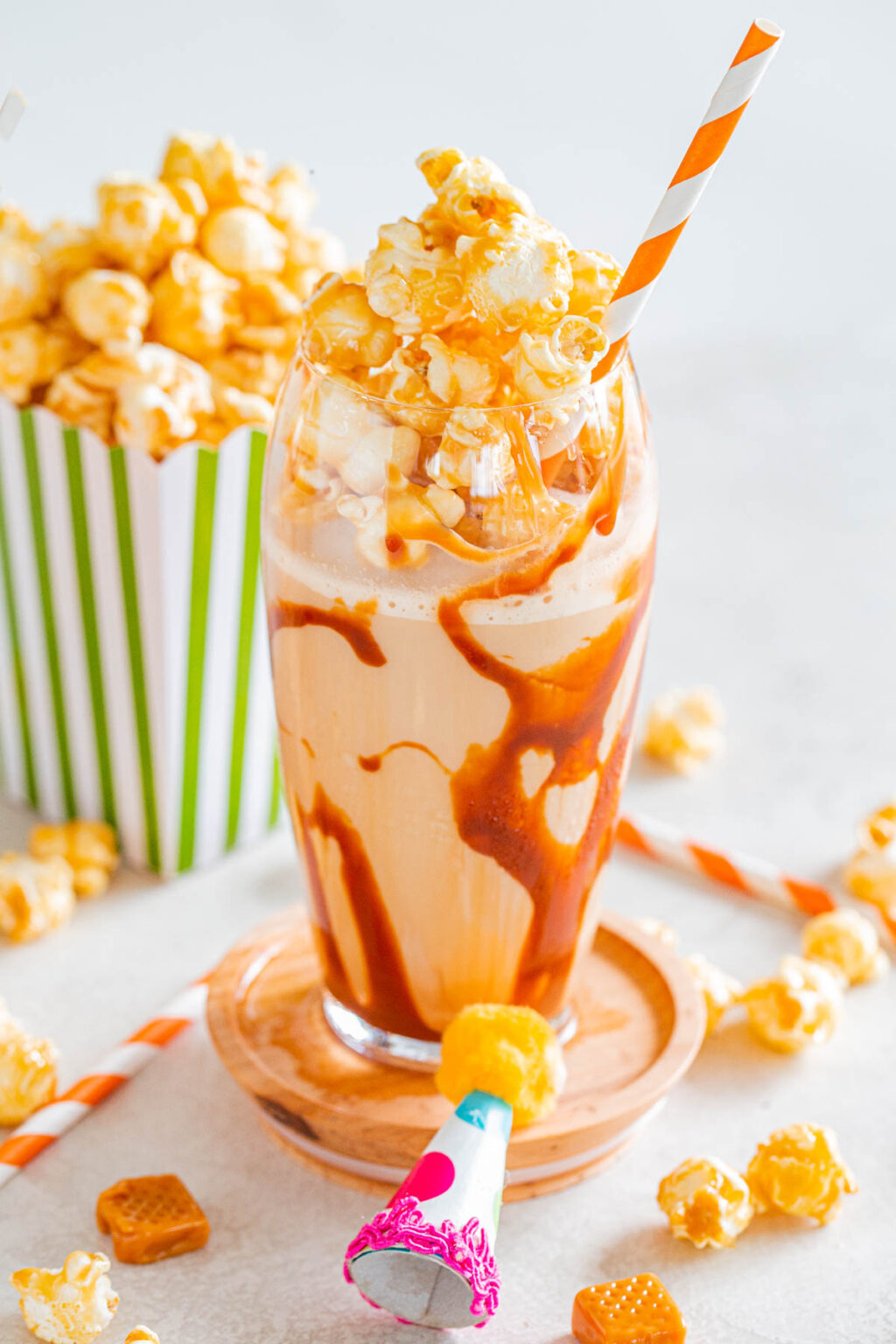Caramel Popcorn Coffee Drink - Mixop
