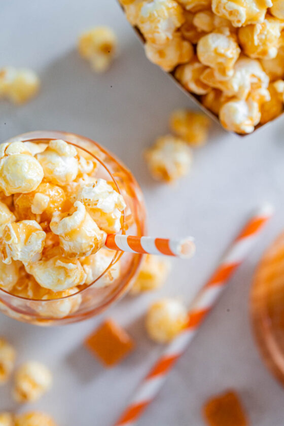 Caramel Popcorn Coffee Drink - Mixop